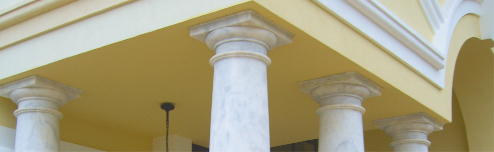 Columnas de piedra natural - Prefabricados Alarcón